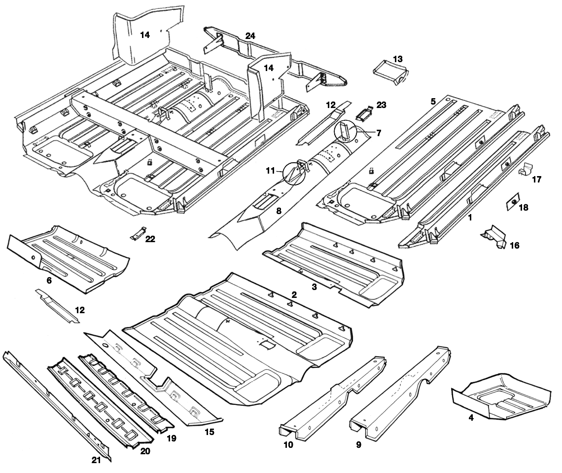 Selector - Floor Panels Mini Sport